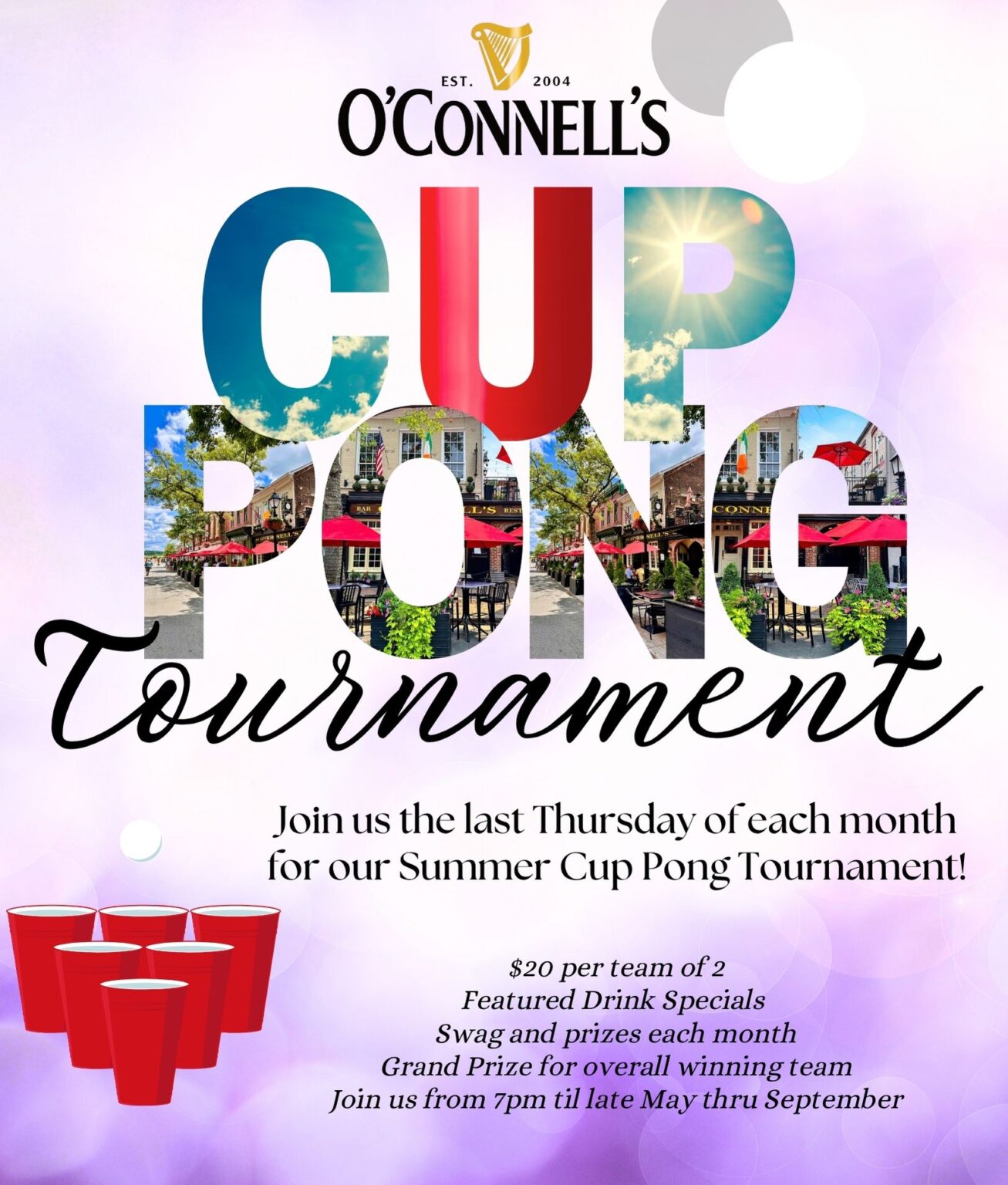 Summer Cup Pong Tournament - Daniel O’Connell’s